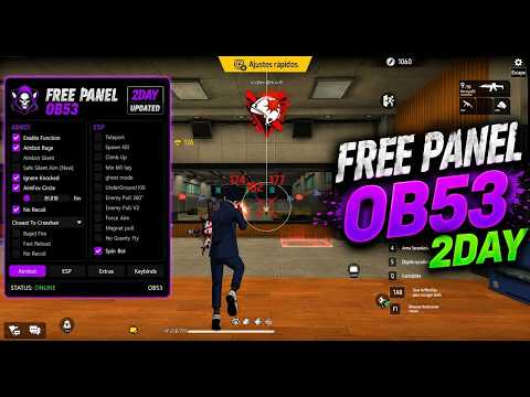 NEW PC PANEL UPDATED OB53💻 PANEL FOR FREE SILENT AIM FREE FIRE 🎯aimbot |100% SAFE AND ANTIBAN ✅