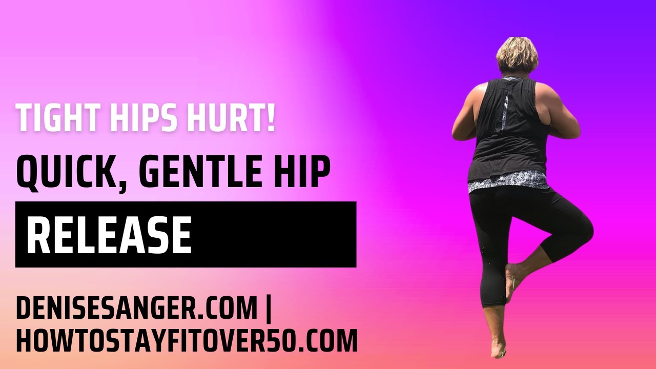 Tight hips hurt! Quick Gentle Hip Release for Tight Hips. - YouTube