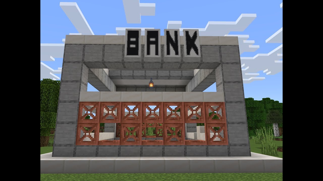 ROBBING A BANK IN MINECRAFT!! | Minecraft Bank robbery #1 - YouTube