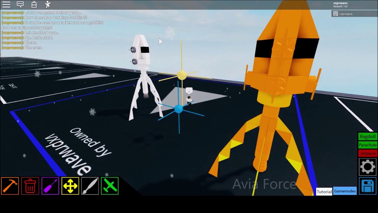 ROBLOX | Plane Crazy [TUTORIAL] | How to make a flying and swimming ...