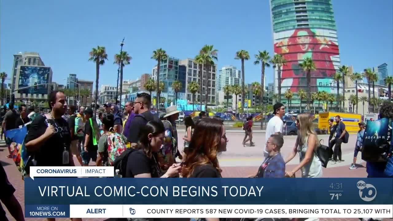 Virtual Comic-con begins today - YouTube