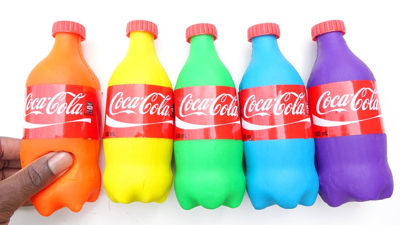 How To Make Play Doh Coca Cola Modelling Clay Baby Learn Colors Mighty ...