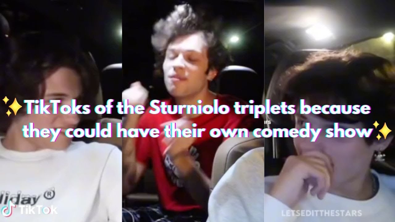 TikToks of the Sturniolo triplets because they could have their own ...