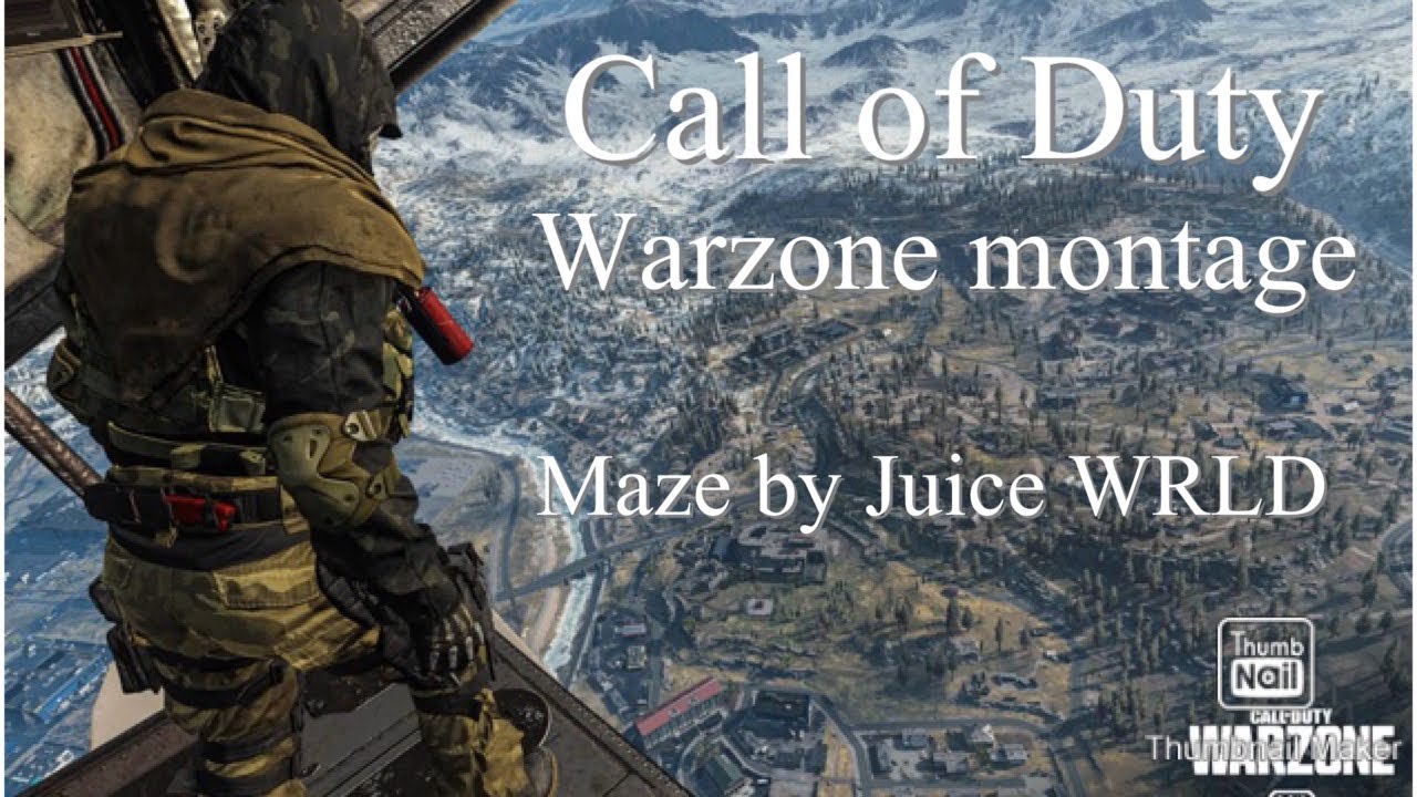 Call of Duty WarZone Montage ( Maze - Juice WRLD) - YouTube