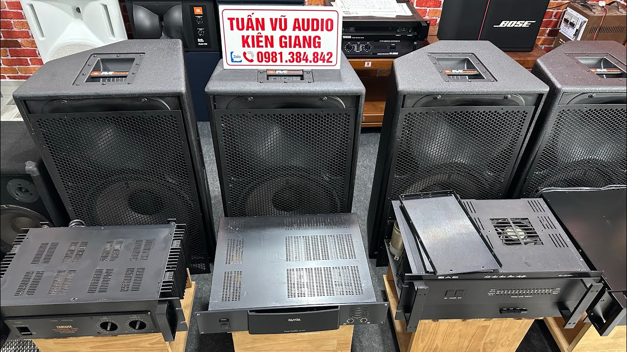 (Đã Bán) Em về Loa Mỹ JBL MPRO MP415 Bass 40 .Đẩy Mỹ Cổ SAE 2400L .Đẩy ...