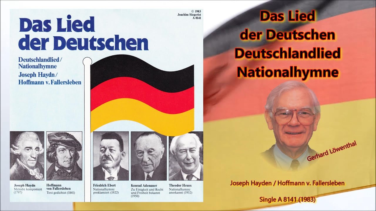 Das Lied der Deutschen - Deutschlandlied - Deutsche Nationalhymne (1983 ...