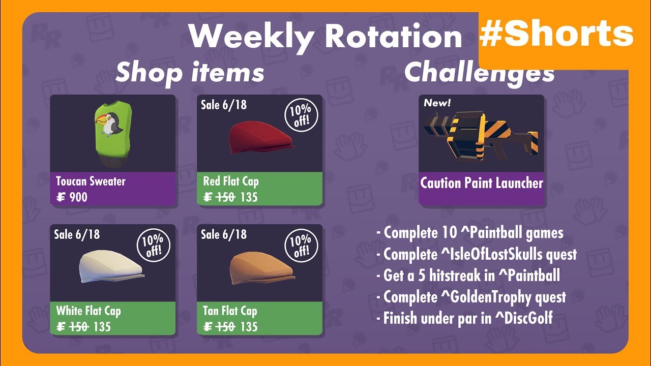 Rec Room Weekly Rotation 6/16 - YouTube