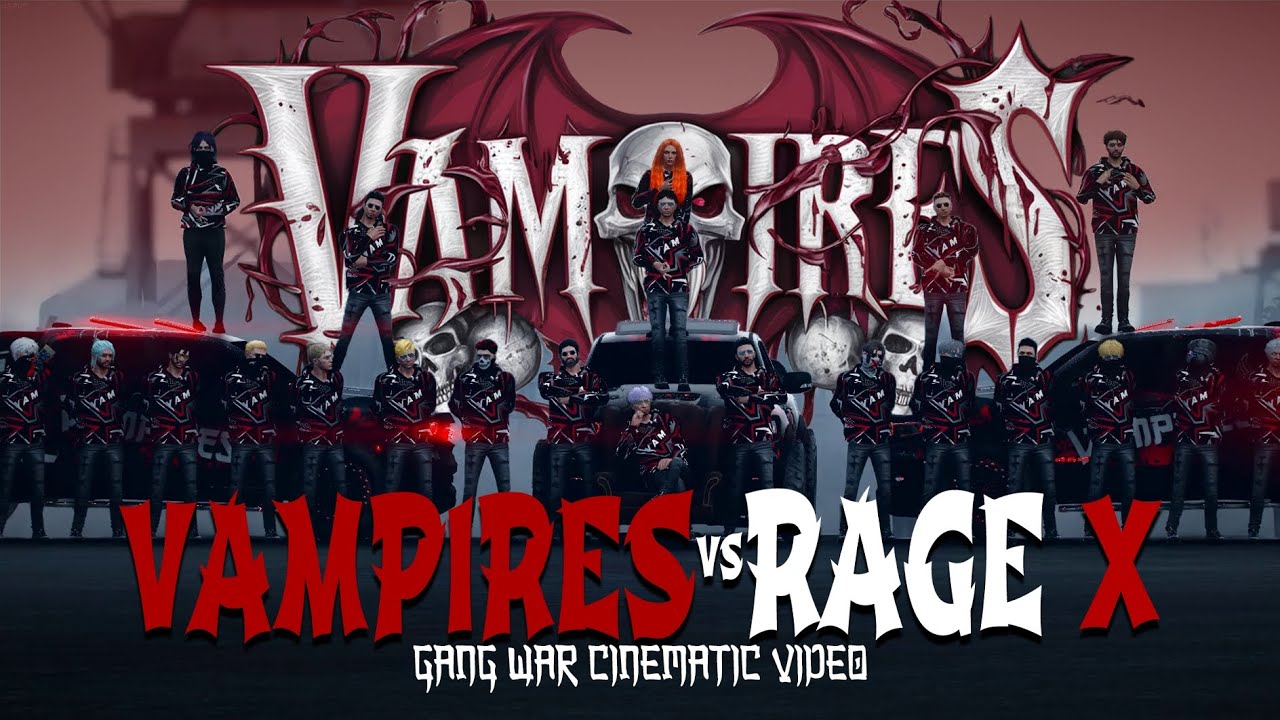 VAMPIRES vs RAGE-X GANG WAR | UVRP | GTA 5 CINEMATIC VIDEO - YouTube