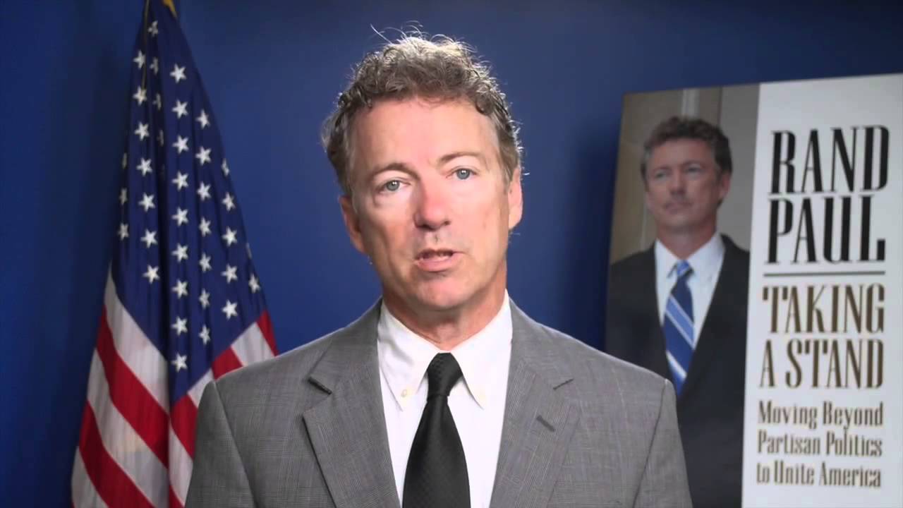 Rand Paul's New Book "Taking a Stand" - YouTube