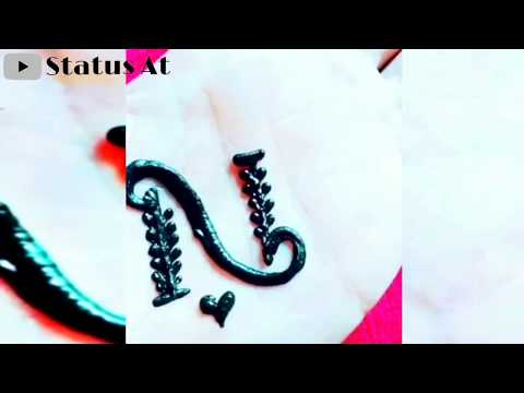 N letter WhatsApp status video N letter status video with song