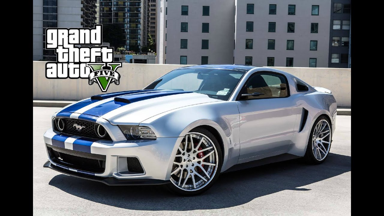 GTA 5 - NFS Movie Mustang GT CAR BUILD - YouTube
