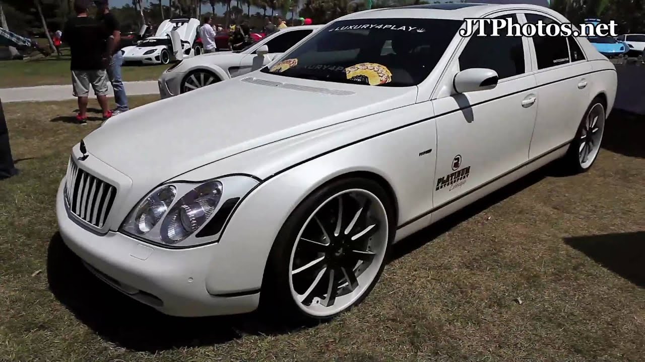 Matte white Maybach tuned by Renntech - YouTube