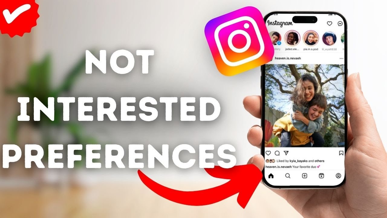 How To Set Not Interested Content Preferences On Instagram? - YouTube