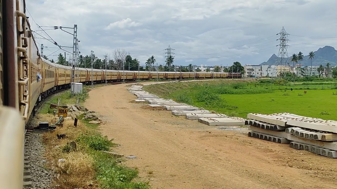 “Curving through Bypass" | TPJ_TVC Intercity skips Nagercoil Junction ...