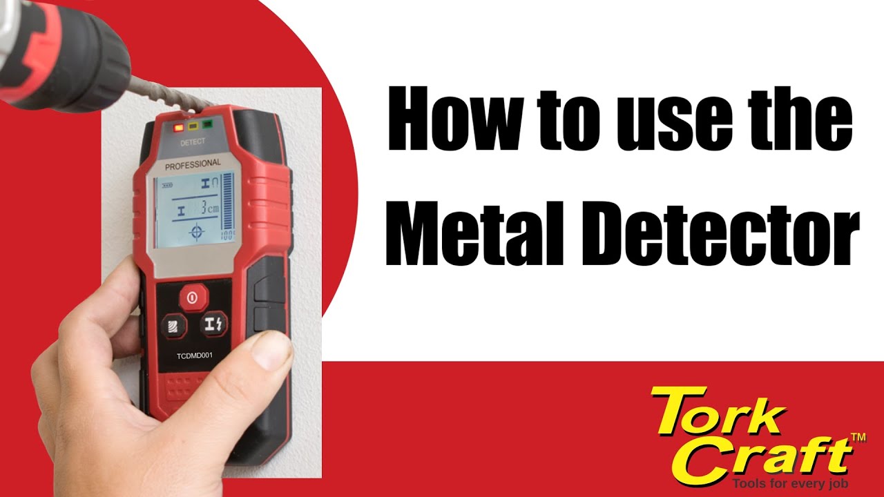 How to use Tork Craft's Metal Detector - YouTube