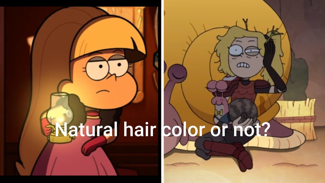Gravity Falls & Amphibia Clip-Natural hair color or not? - YouTube