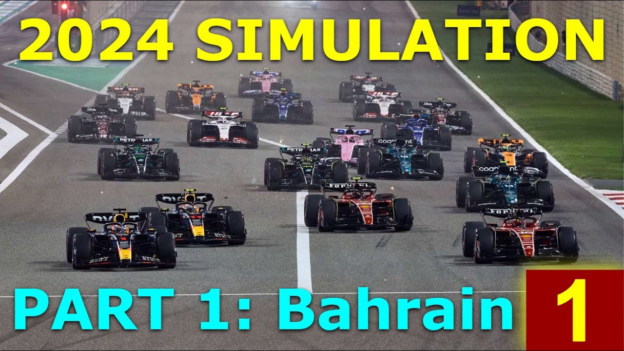 SIMULATING the 2024 F1 Season | Part 1: Begginnigs in Bahrain - YouTube