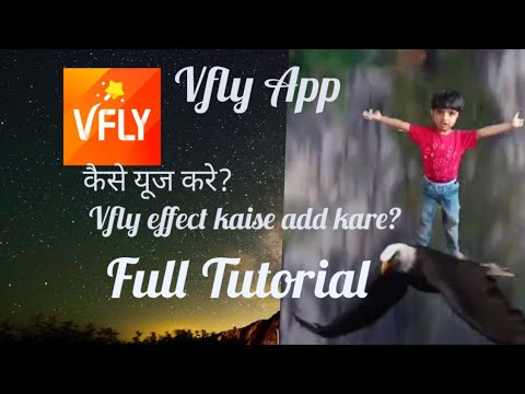 How to use Vfly App in hindi🌠🔥 ️ New Eagle flying Viral video with app ...