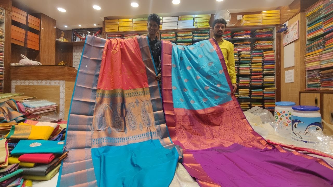 Chickpet Bangalore Wholesale Silk Sarees | Starts from 395rs | Single ...