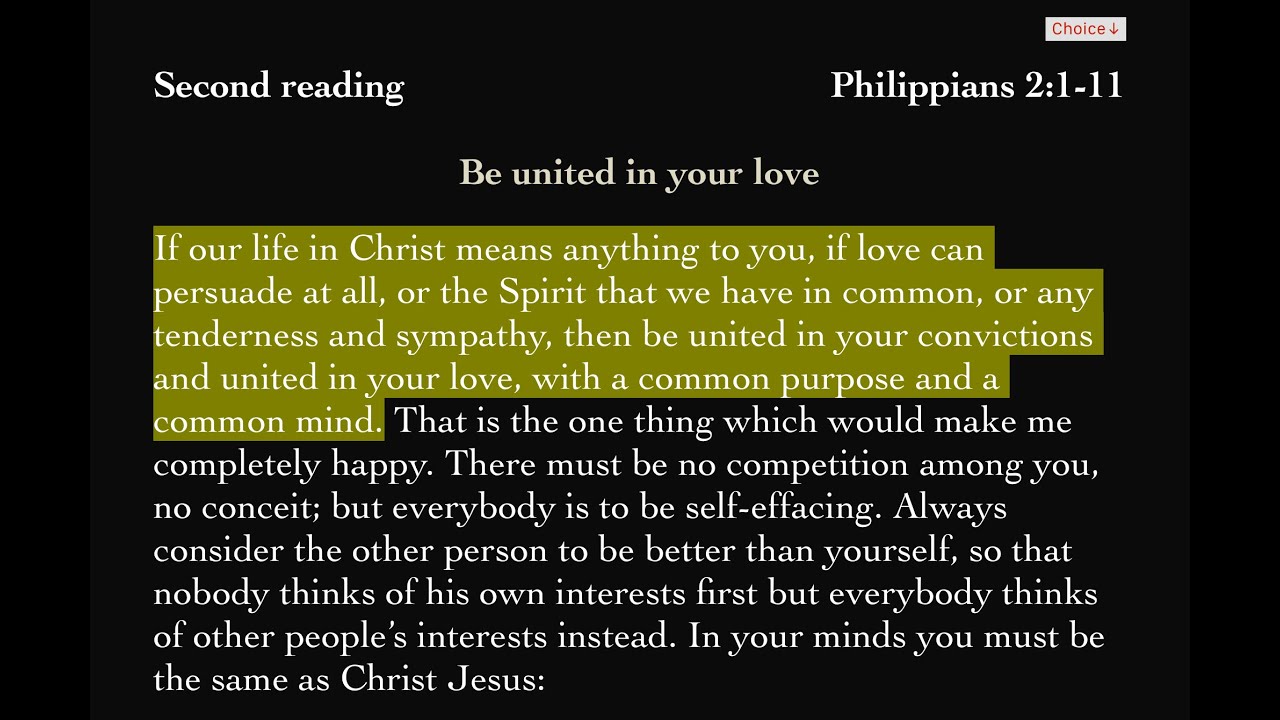 Sunday Reader's Prep Second Reading [Long] 26th Sunday In Ordinary Time ...