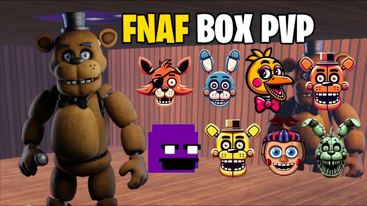 FORTNITE 🐻FNAF BOX PVP📦 FNAF Super Powers 🆕 MAP CODE: 9320-9056-7945 ...