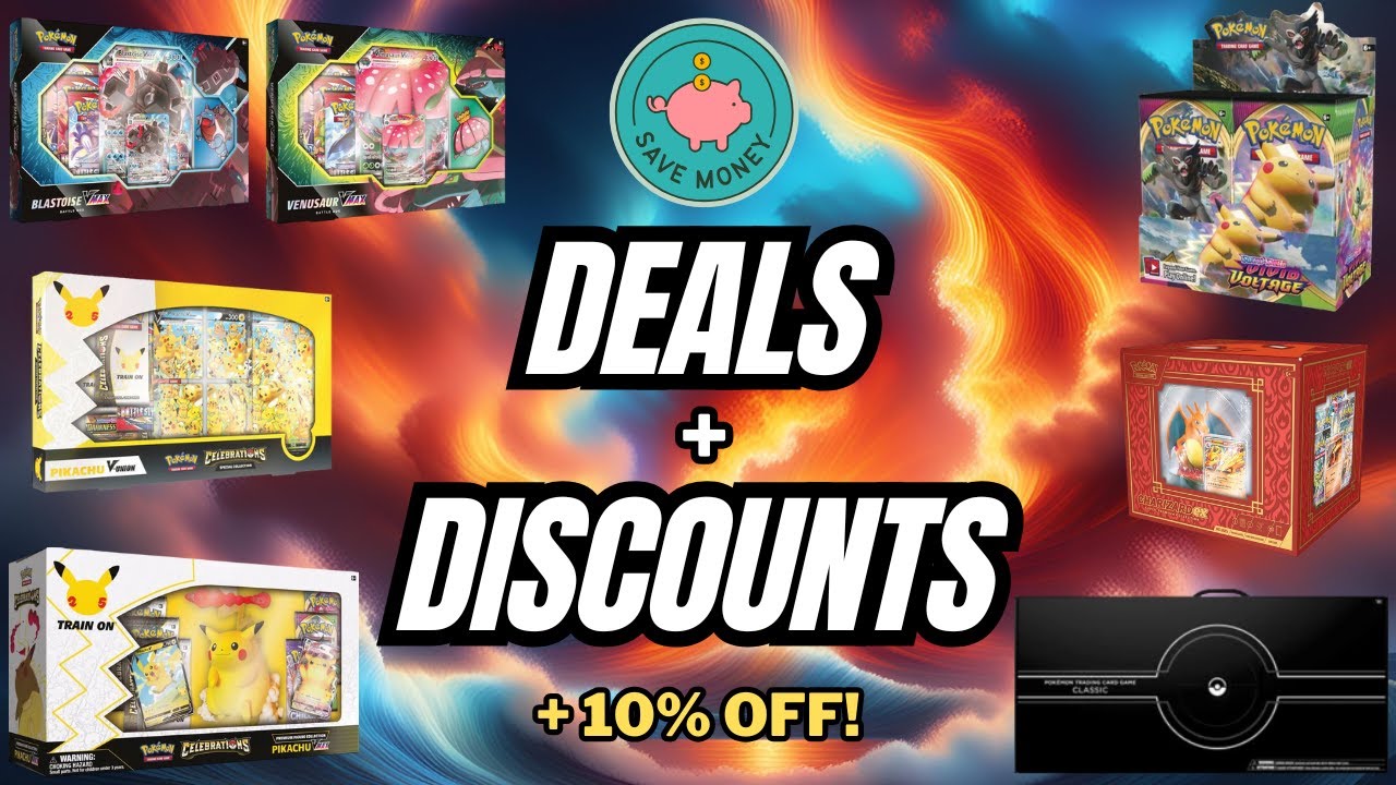 FINALLY DEALS AND DISCOUNTS on Pokémon Card Products! + Additional 10% ...