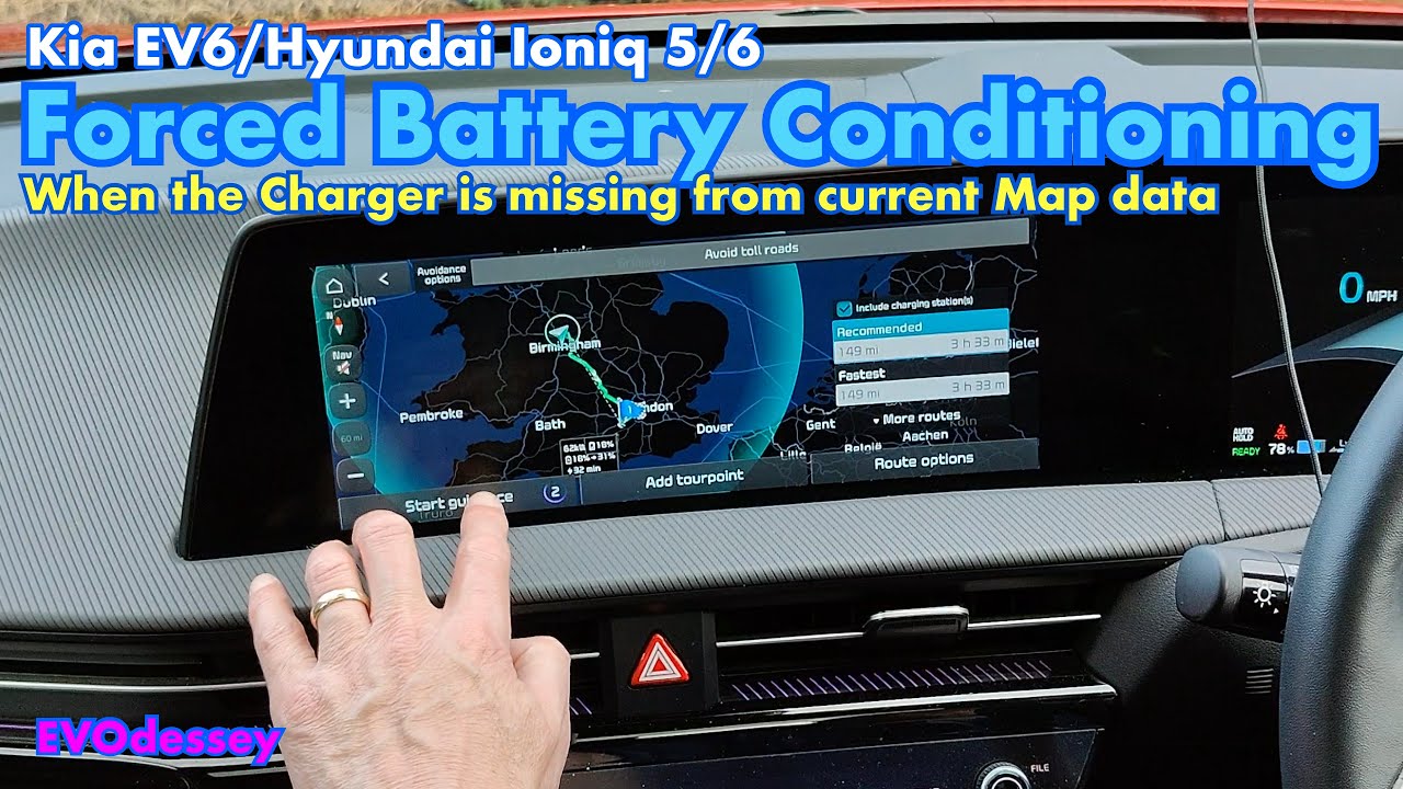 Kia EV6/Ioniq 5/6 - How to force Battery Pre-Conditioning when map data ...