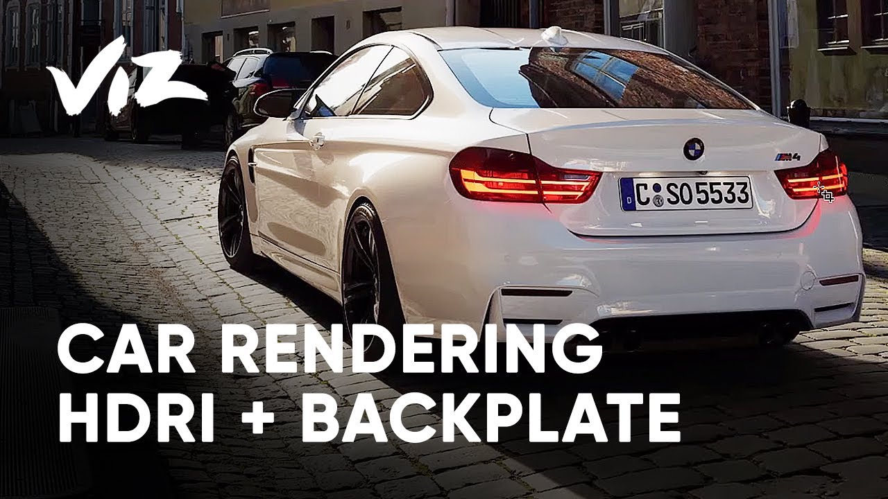 Rendering a car with HDRI and backplate - 3Ds Max + FStorm - YouTube