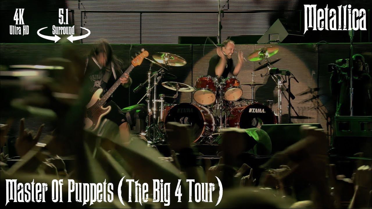 Metallica - Master Of Puppets (The Big 4 Tour) [5.1 Surround / 4K ...