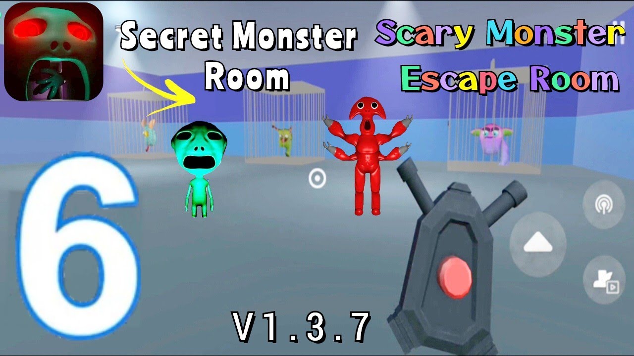 😍I Found Secret Monster Room in Scary Monster Escape Room New upDate V1 ...