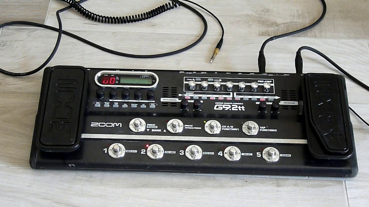 Zoom g9 2tt new test solo sound - YouTube