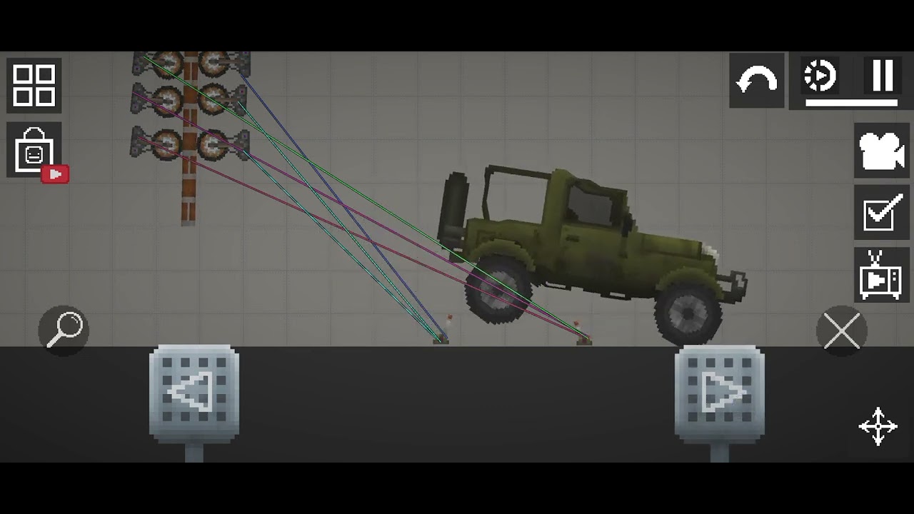 I made a garage in melon playground - YouTube