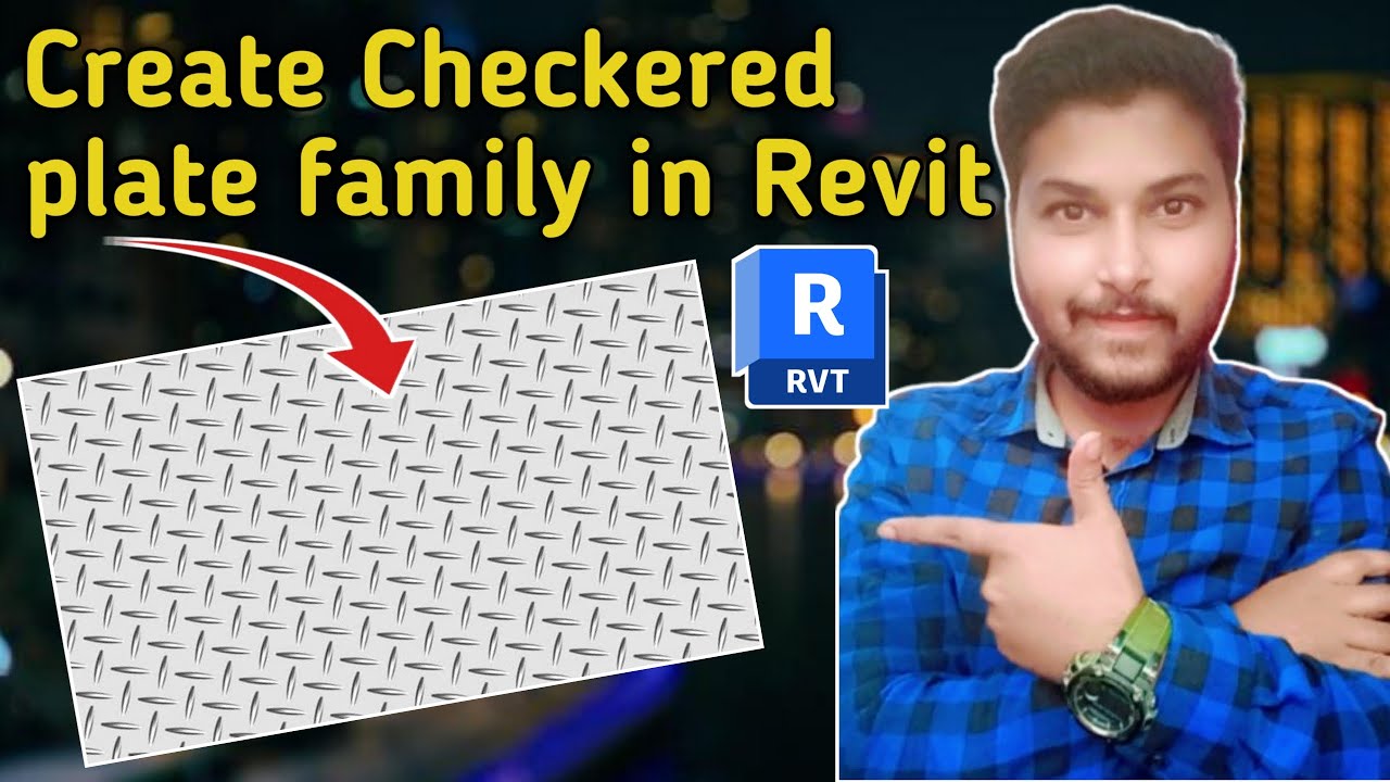 How to create Checkered plate family in Revit | Tutorial urdu hindi ...