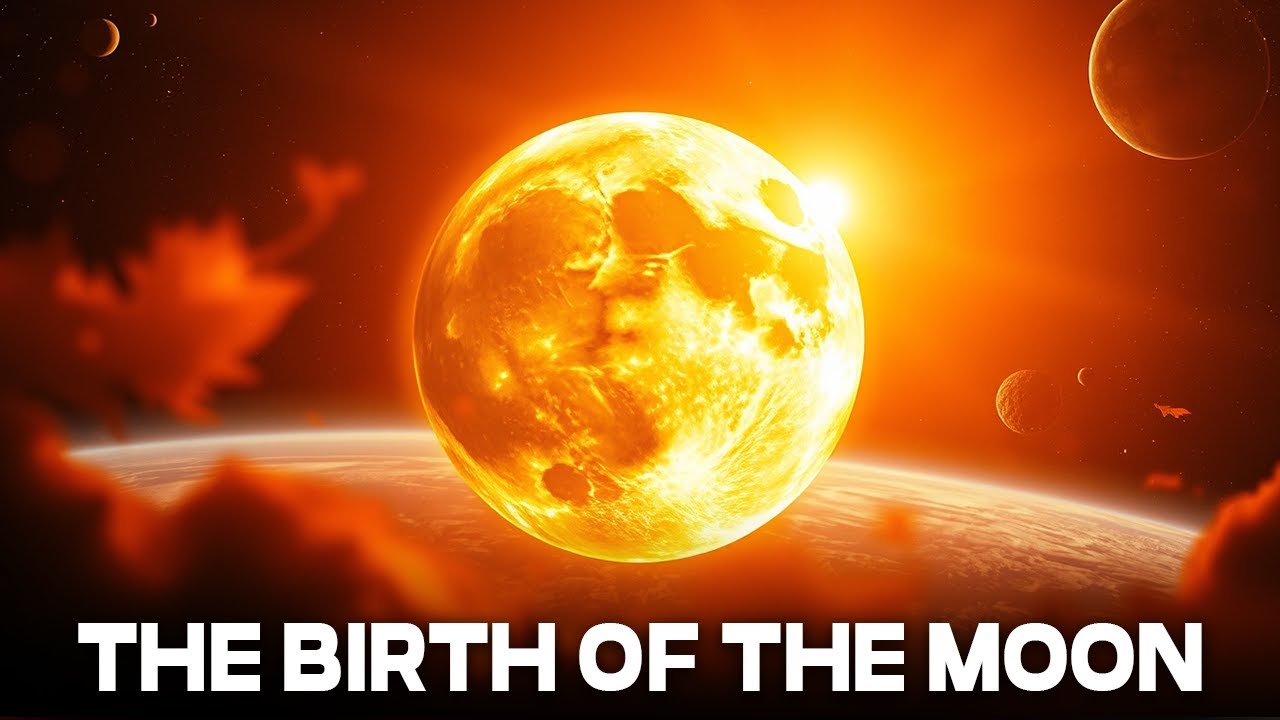 The Birth of the Moon: A Cosmic Collision That Changed Everything - YouTube
