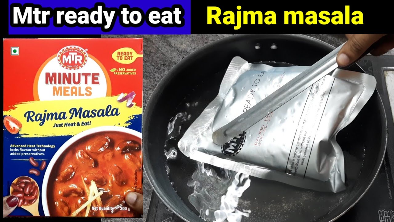 Mtr ready to eat- Rajma masala-heat & eat|rajma masala|rajma recipe ...