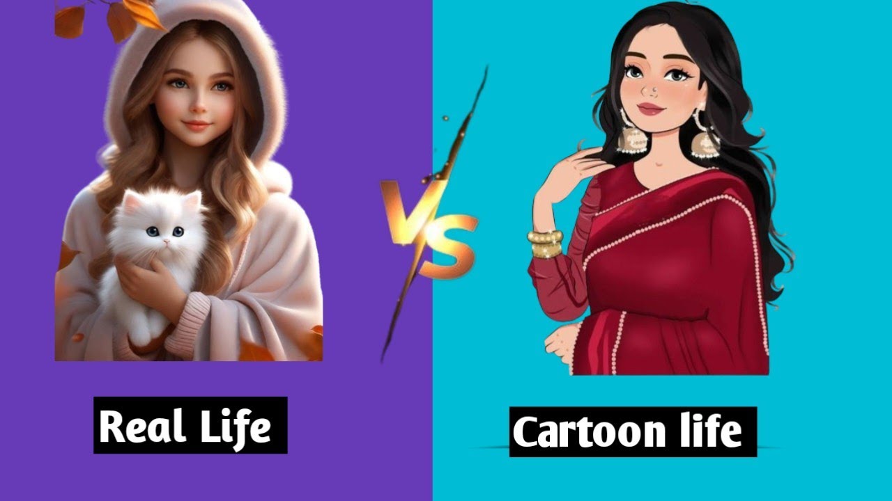 Cartoon life vs Real life :: Cartoon vs Real :: @LittleFashion_88 - YouTube