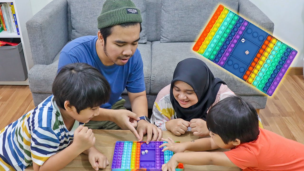 SERU BANGET MAIN POP IT DADU - Keluarga Ziyan - YouTube