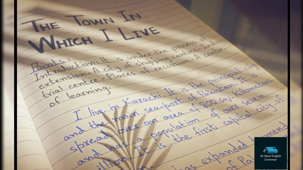 Essay on "The Town In Which I Live" in English | "My City" Essay | All ...