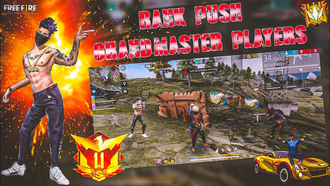 Rank Push Gameplay Video | Free fire Max Rank Push Grandmaster Lobby 😲 ...