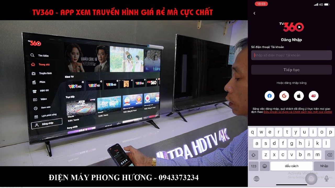 TV360 - ỨNG DỤNG XEM TRUYỀN HÌNH CỰC CHẤT - CÀI ĐẶT CỰC DỄ - YouTube