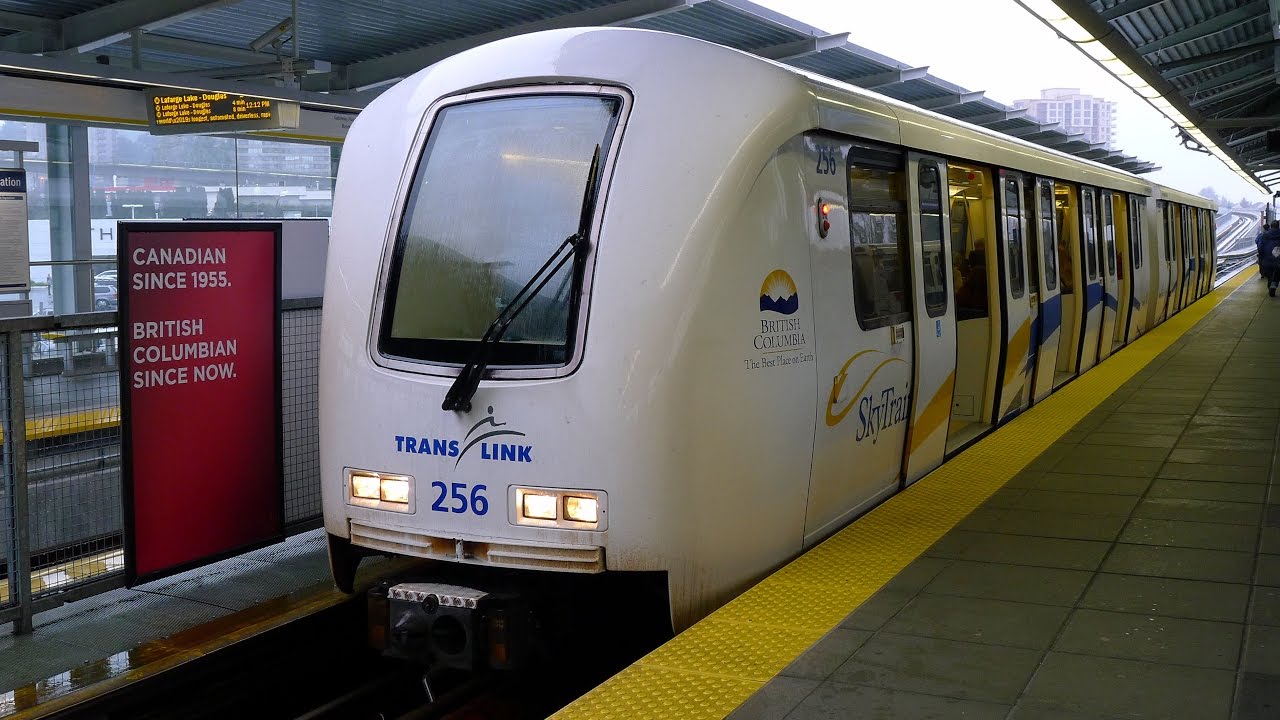 SkyTrain Evergreen Extension First Train - YouTube