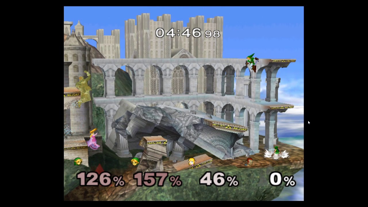 Super Smash Bros Melee: All Melee Characters from Legend of Zelda - YouTube