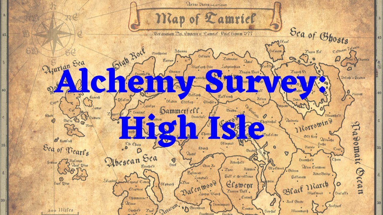 High Isle Alchemy Survey - ESO - YouTube