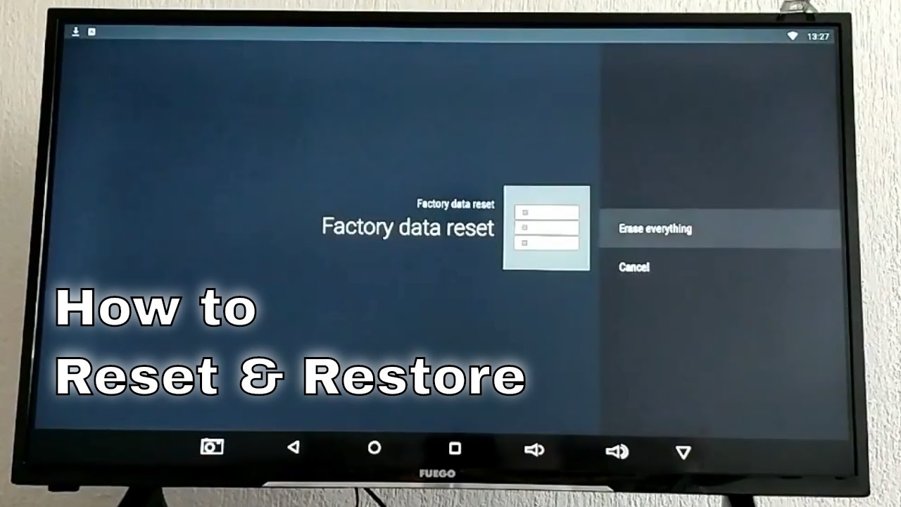 How to Reset and Restore X96 Tv Box Android 6 0 1 Smart BOX TV 2GB RAM ...