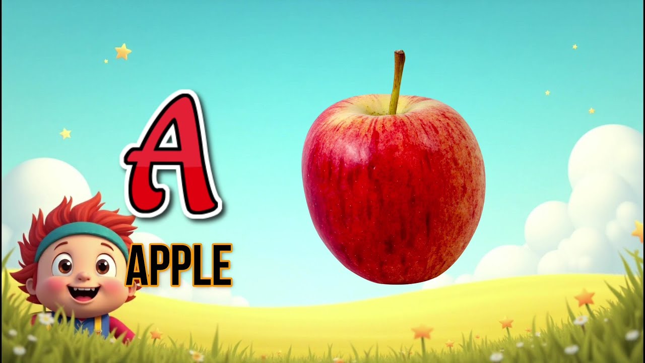 ABC Song for Kids | A for Apple & Fun Alphabet Song with Cute ...