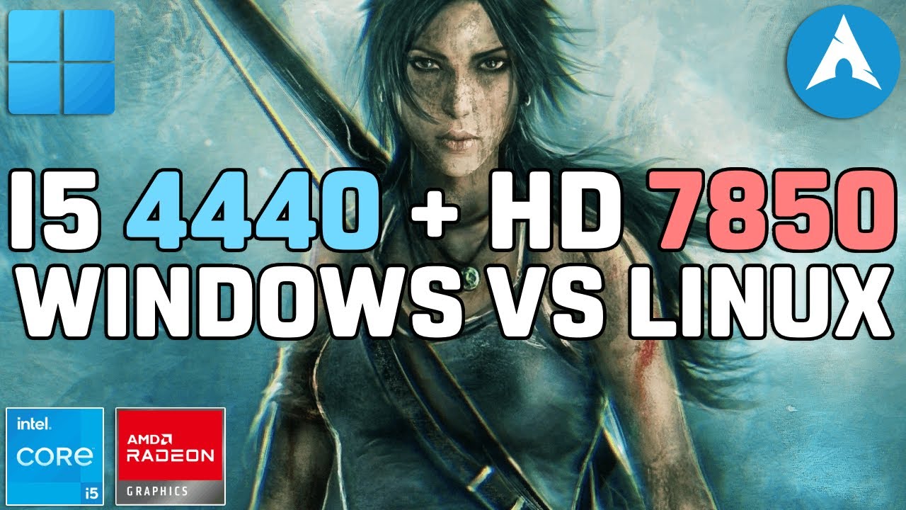 Windows vs. Linux on an Old PC - Test in 5 Games - i5 4440 + HD 7850 ...