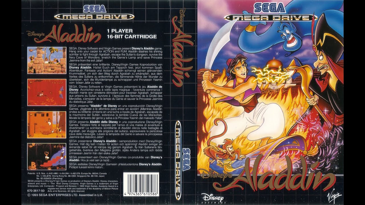 Usa disney's aladdin sega genesis - comedystart