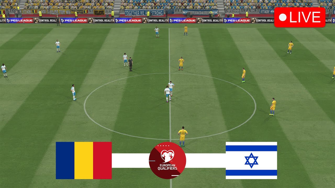 Romania vs. Israel LIVE | Meci pentru EURO 2024 | Meci LIVE Azi - YouTube
