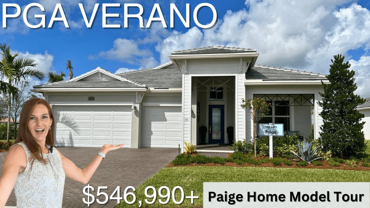 Paige Home 3 Bed 3 Baths 2,490sqft | PGA Verano Kolter Homes Port St ...