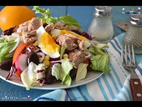 Salata de Ton cu Legume I Reteta-Video - YouTube